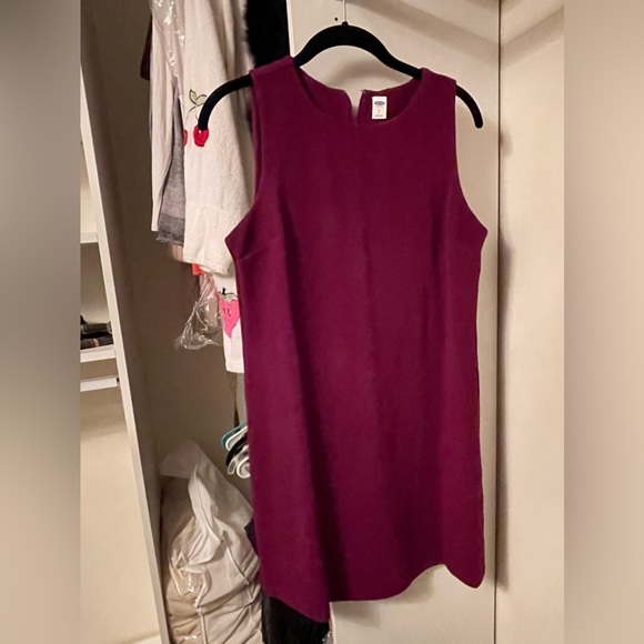 Old Navy | Dresses | Fit And Flare Cranberry Colored Dress | Poshmark